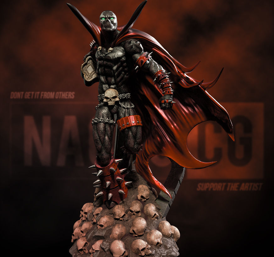 Fan Art Spawn - Statue 3D model 3D printable | CGTrader