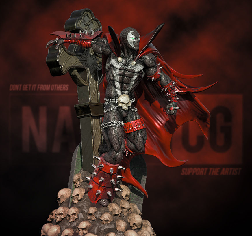 Fan Art Spawn - Statue 3D model 3D printable | CGTrader