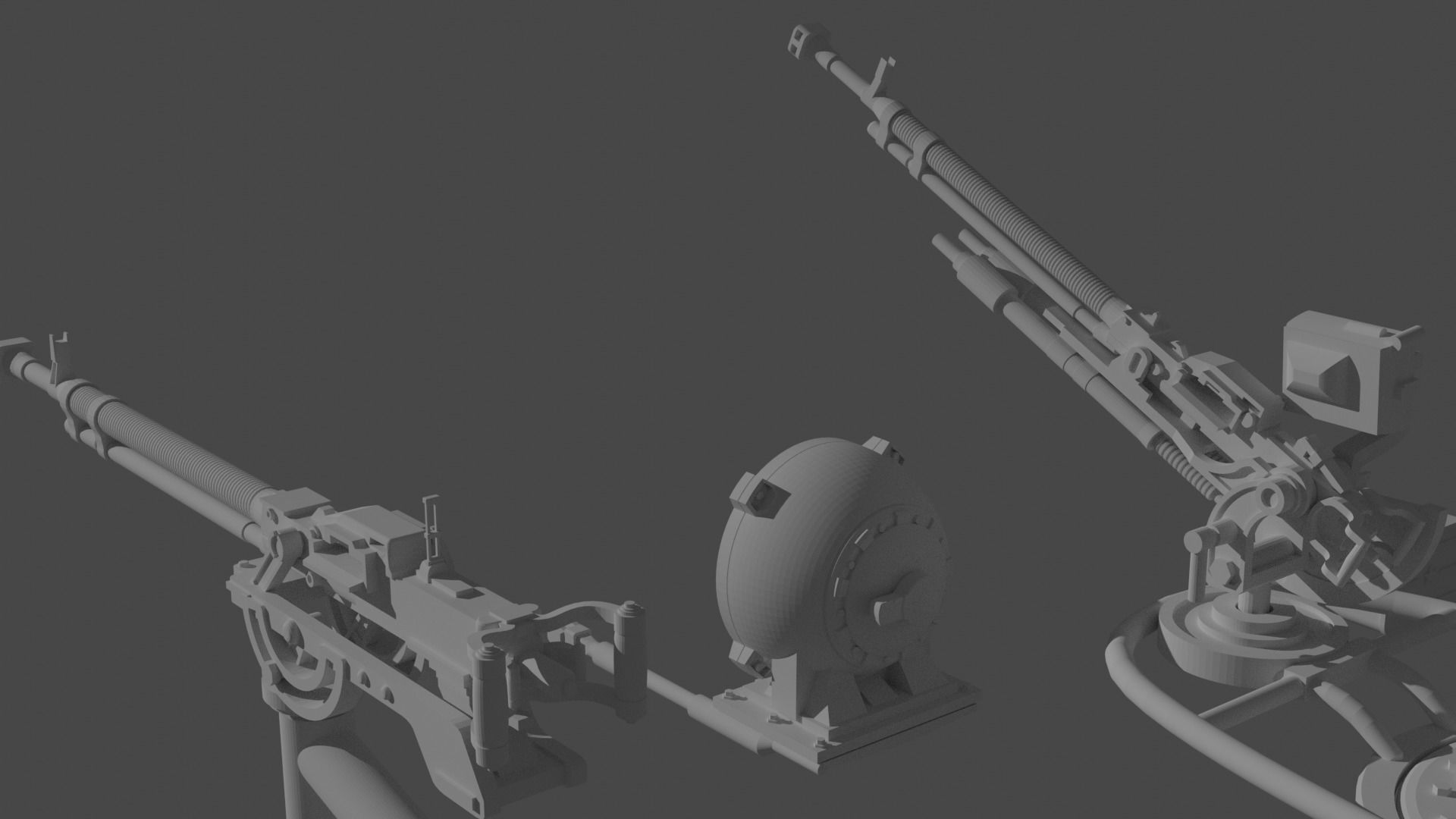 Soviet MG DHSK 3D Printable Model 1 35 3D model 3D printable | CGTrader