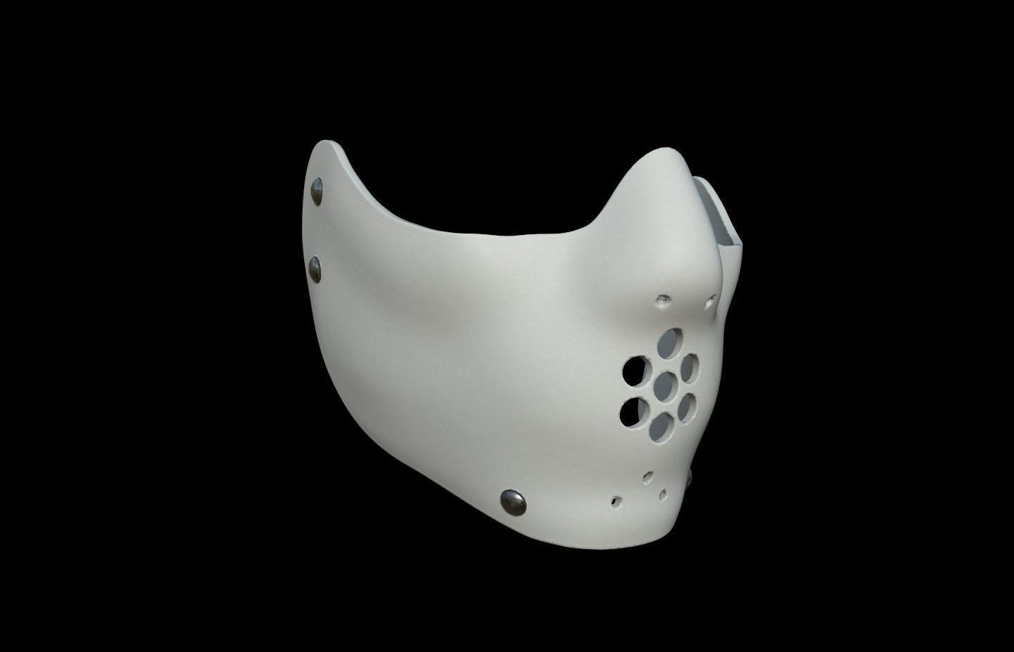 Hannibal Lecter Mask 3d digital download 3D model 3D printable | CGTrader