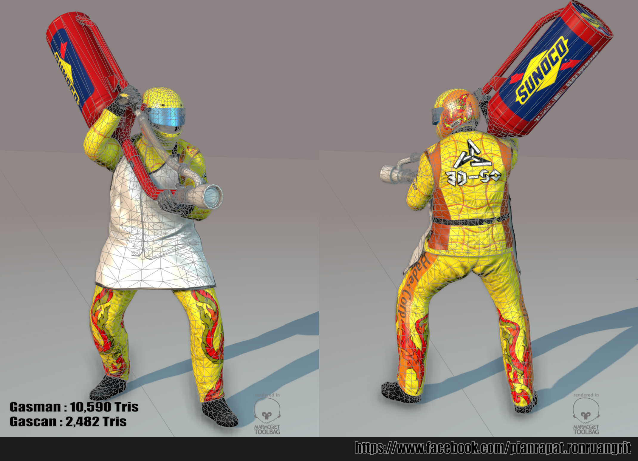 Pit Crew 3D Model Game ready rigged .max .obj .fbx - CGTrader.com