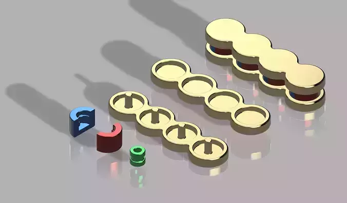 Tooling for FPV Anti Vibration Rubber Damper Balls 3D model 3D ...