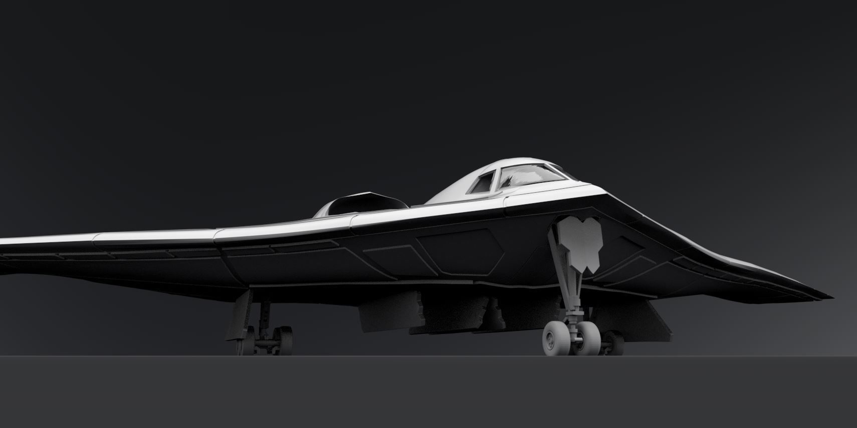 B2 Spirit Scale model 3D model 3D printable | CGTrader