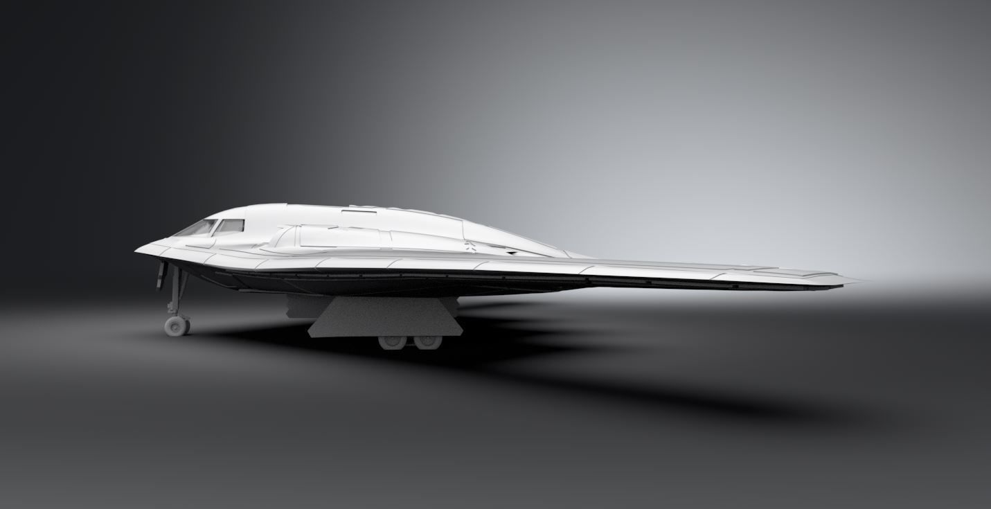 B2 Spirit Scale model 3D model 3D printable | CGTrader