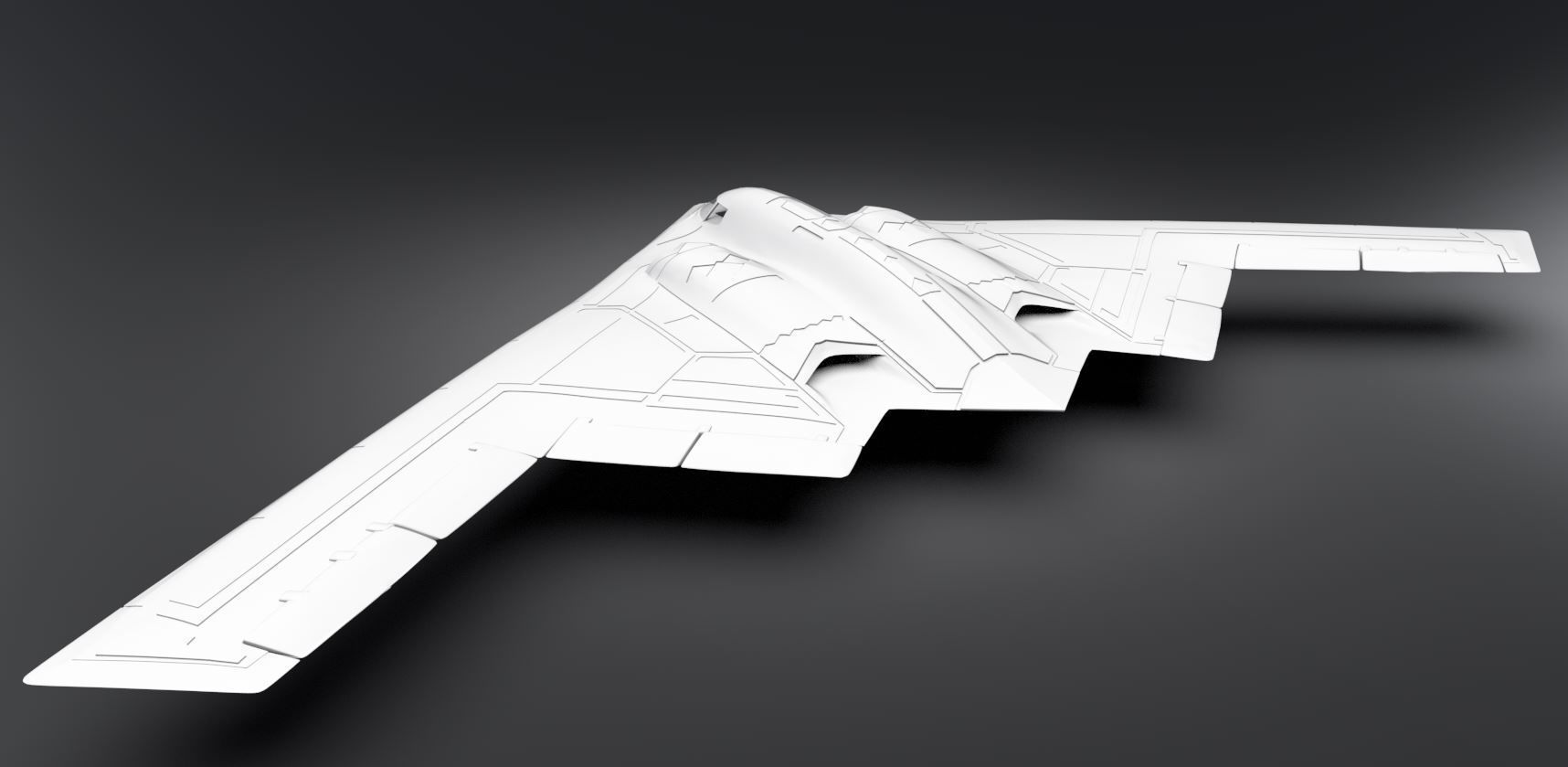 B2 Spirit Scale model 3D model 3D printable | CGTrader