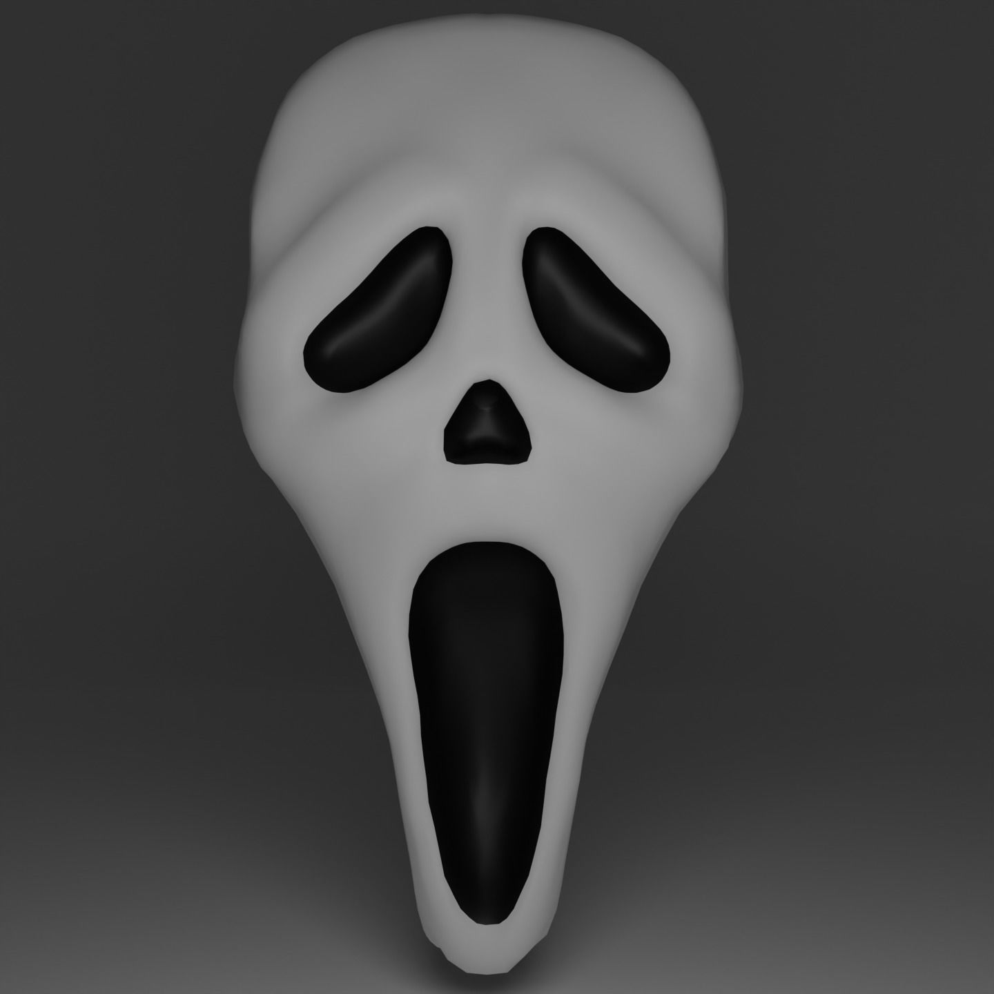 3D model Scream Mask VR / AR / low-poly | CGTrader