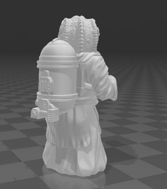 Star Wars Mandalorian Frog Lady 3D model 3D printable | CGTrader