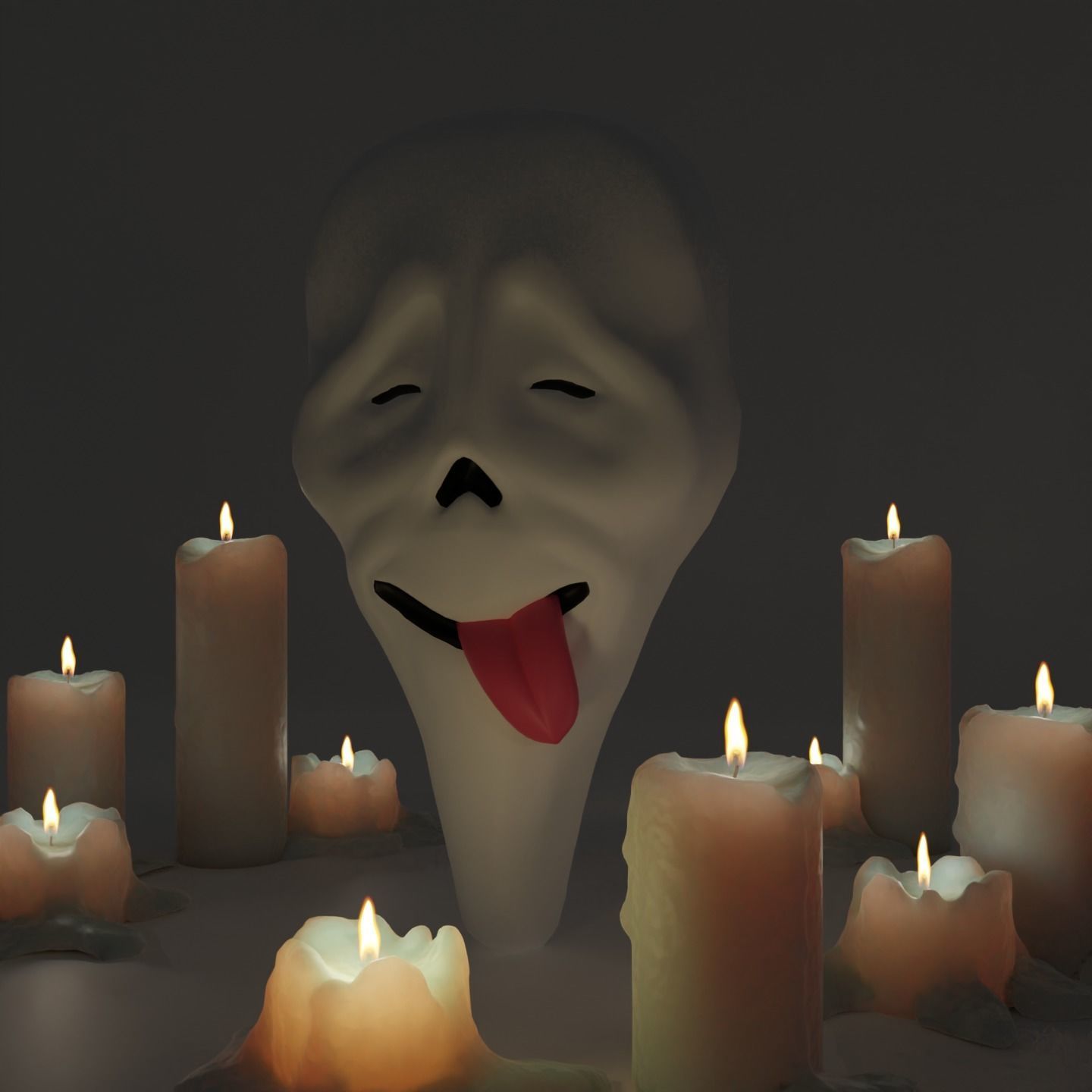 3D model Whats up Scream Mask VR / AR / low-poly | CGTrader