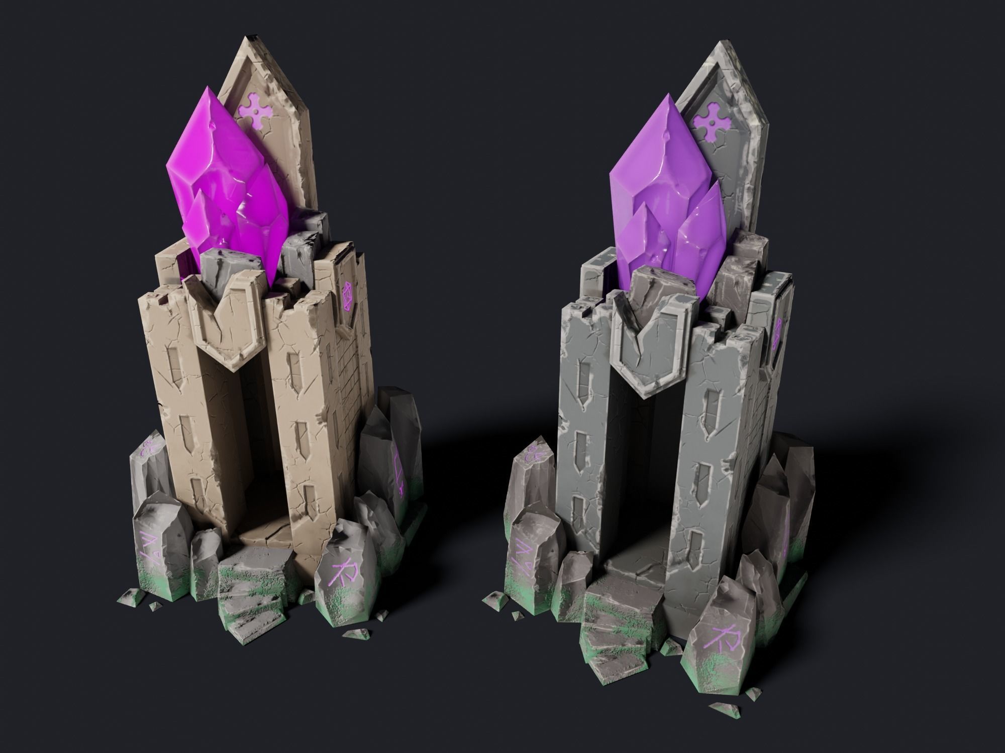 Stylized Magic Tower free VR / AR / low-poly 3D model | CGTrader