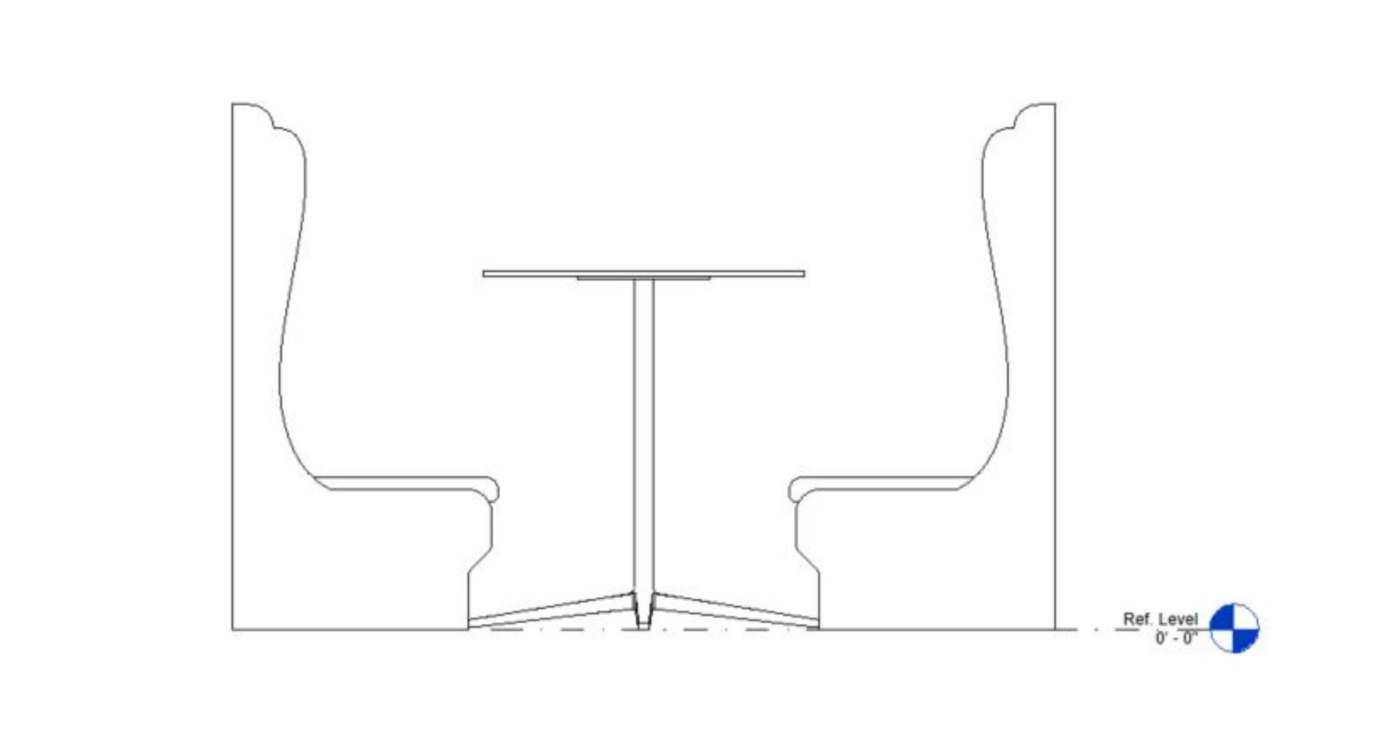 Restaurant Furniture Parametric Booth 3D model | CGTrader