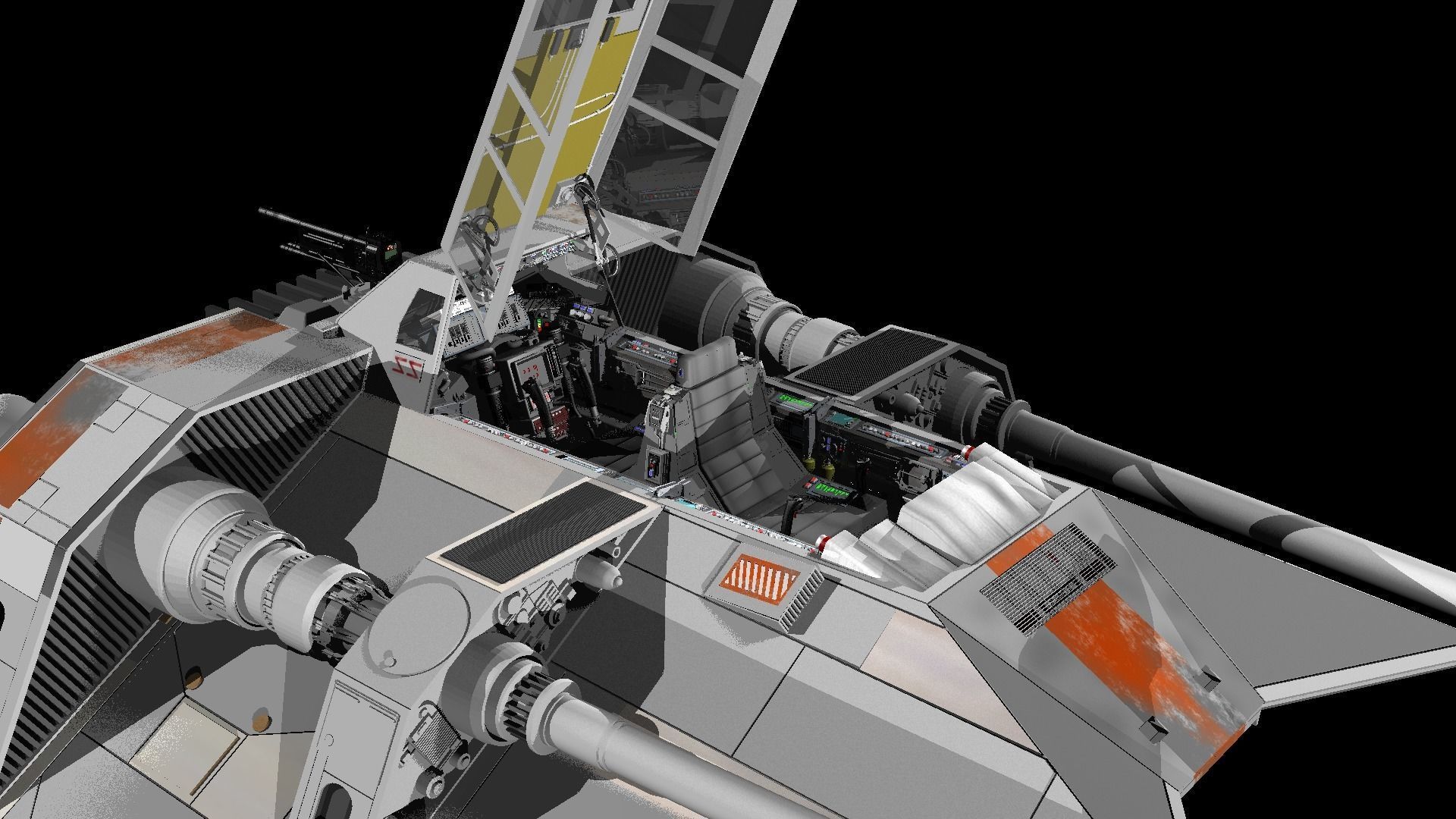 Star Wars T47 Snowspeeder 3D model | CGTrader