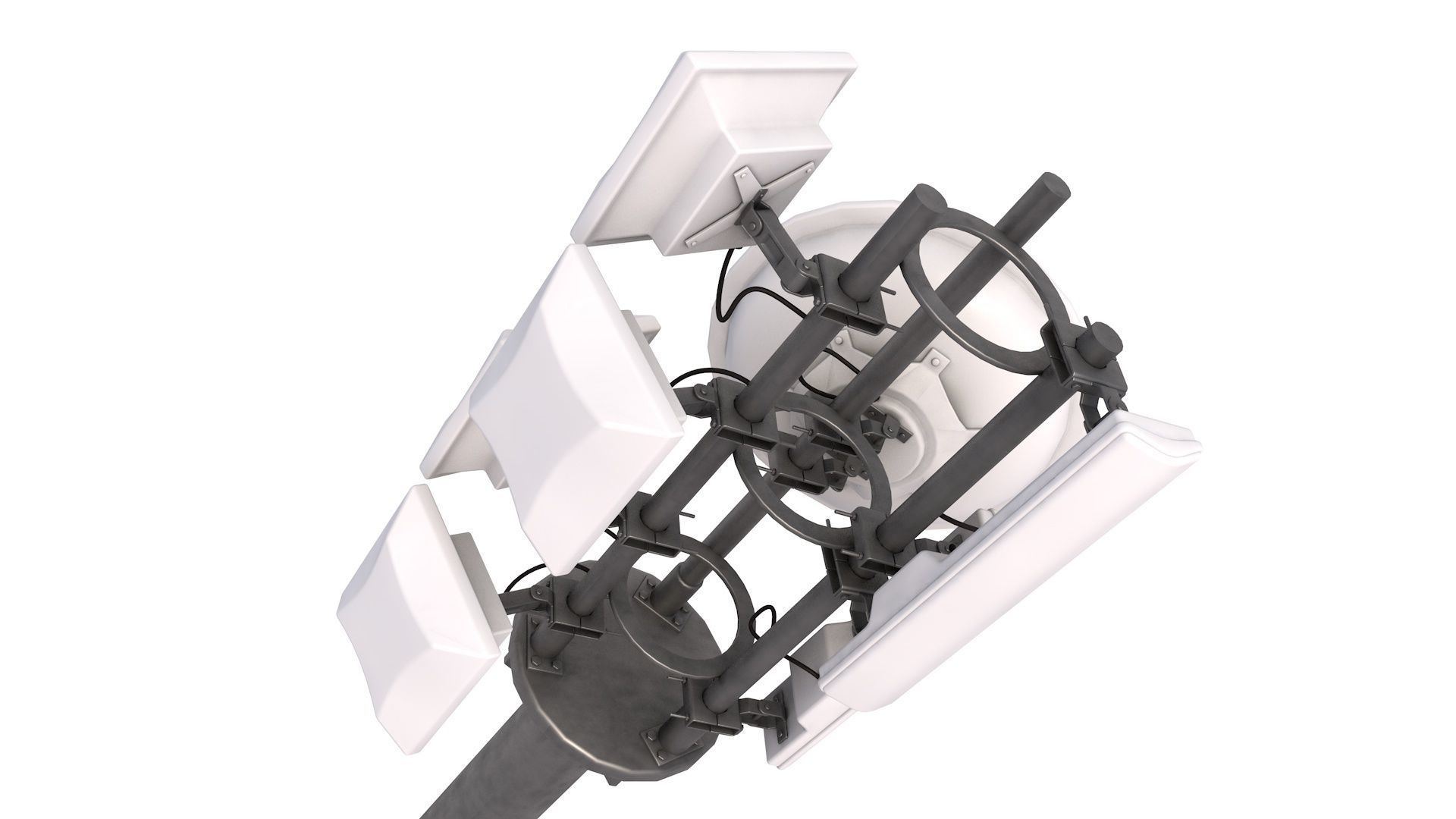 Cellular Towers Collection 3D model | CGTrader