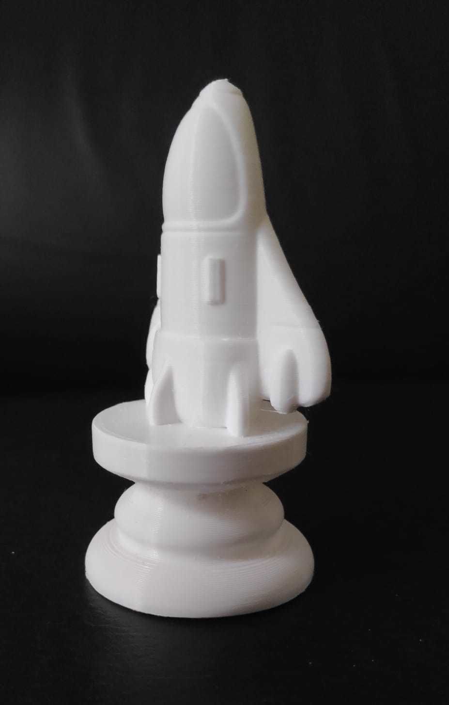 Space Chess - Spaceship - Rook 3D model 3D printable | CGTrader