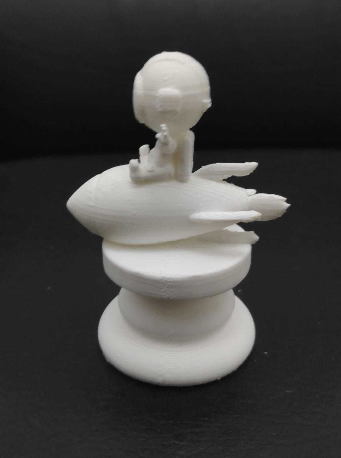 Space Chess - Spaceship Astronaut - Knight 3D model 3D printable | CGTrader