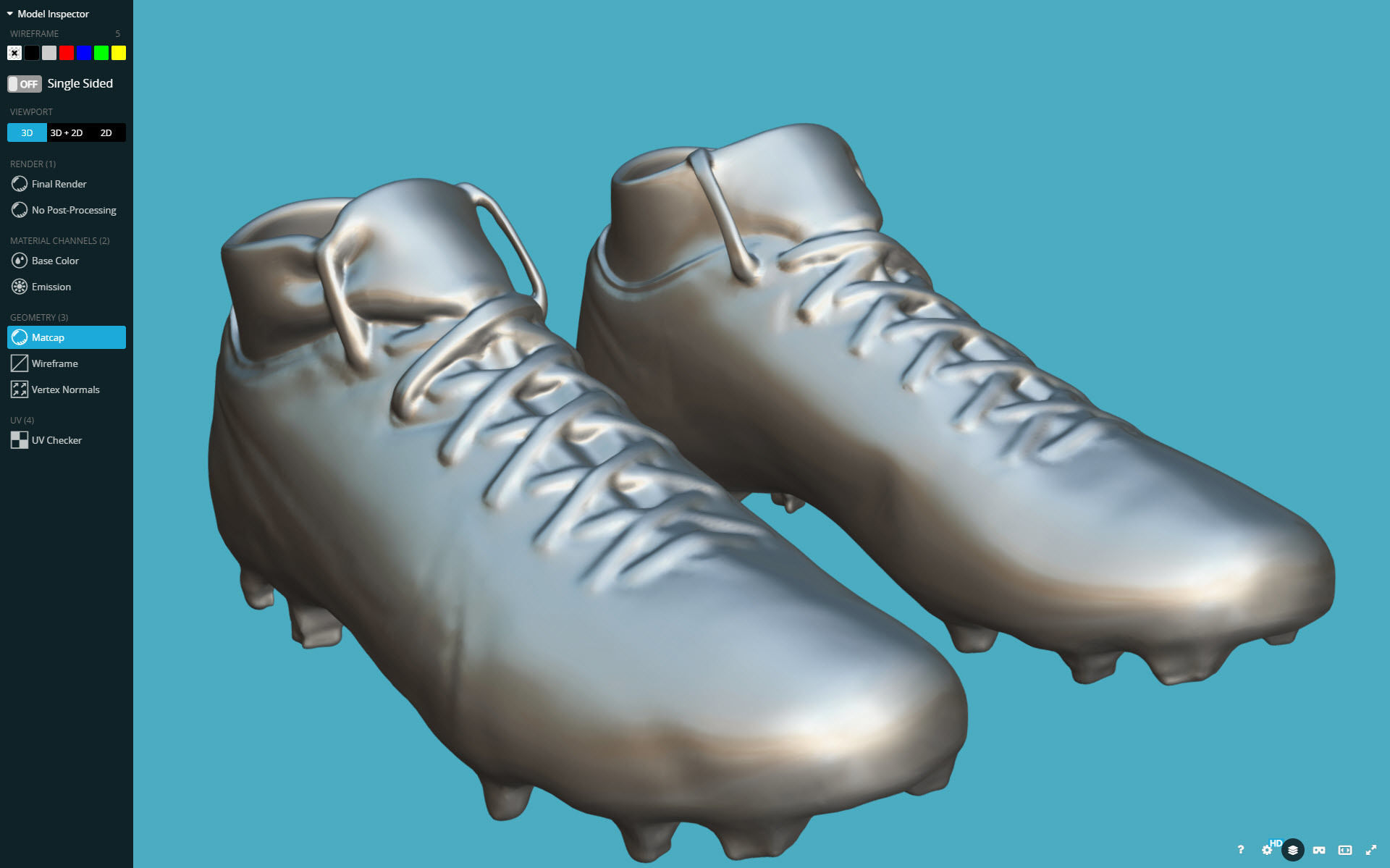 Nike Mercurial Superfly 7 Academy MG soccer football boots 3D model ...