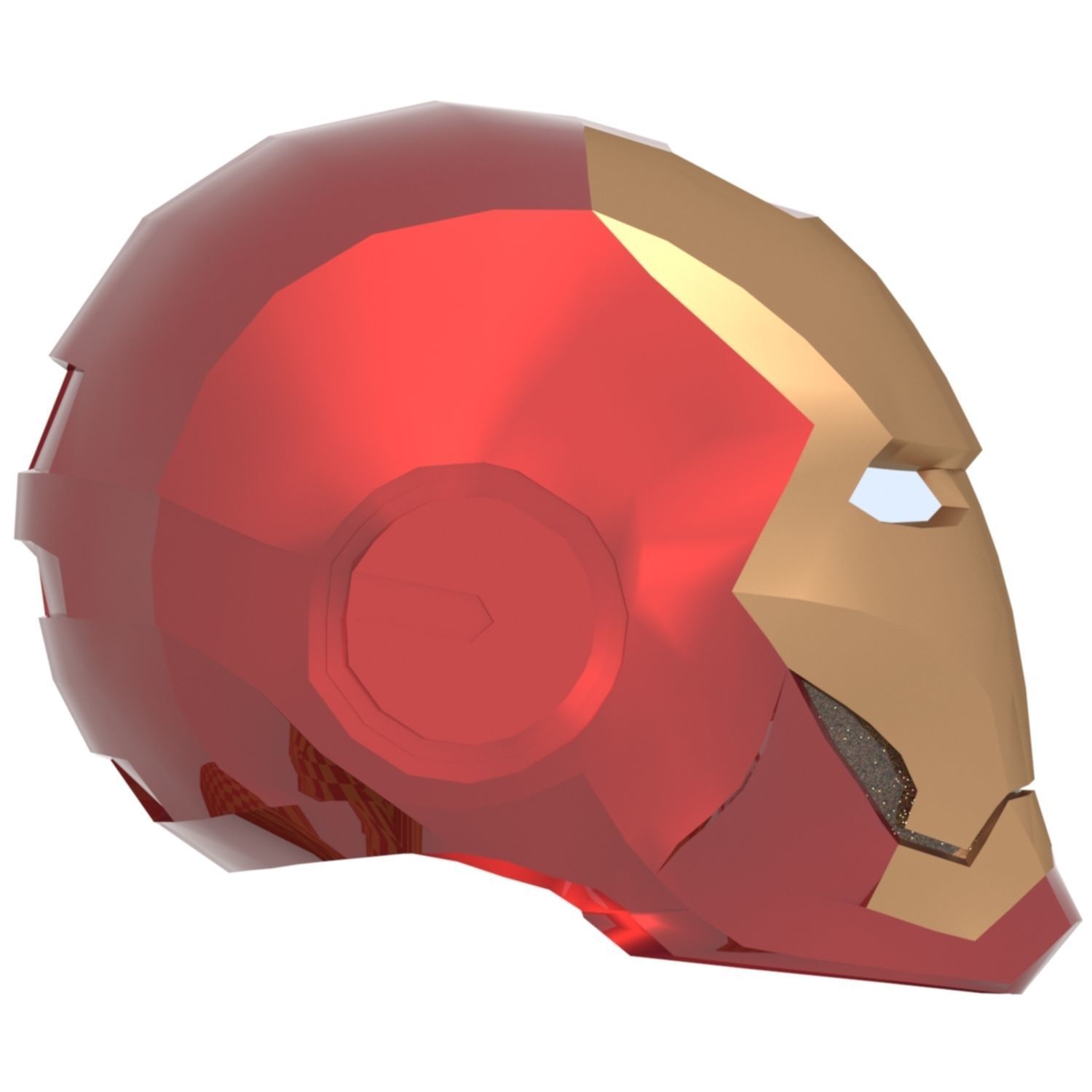 3D model Iron man helmet base mesh VR / AR / low-poly | CGTrader