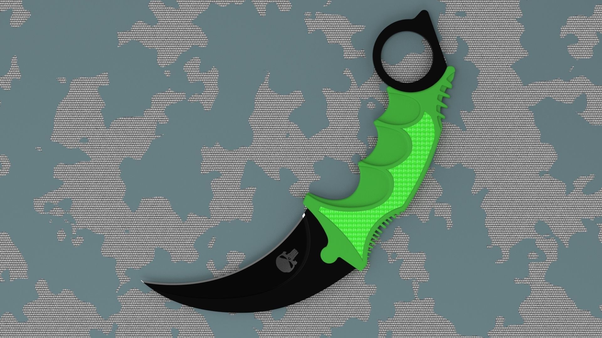 Zombie apocalypse survival knife set 3D model | CGTrader