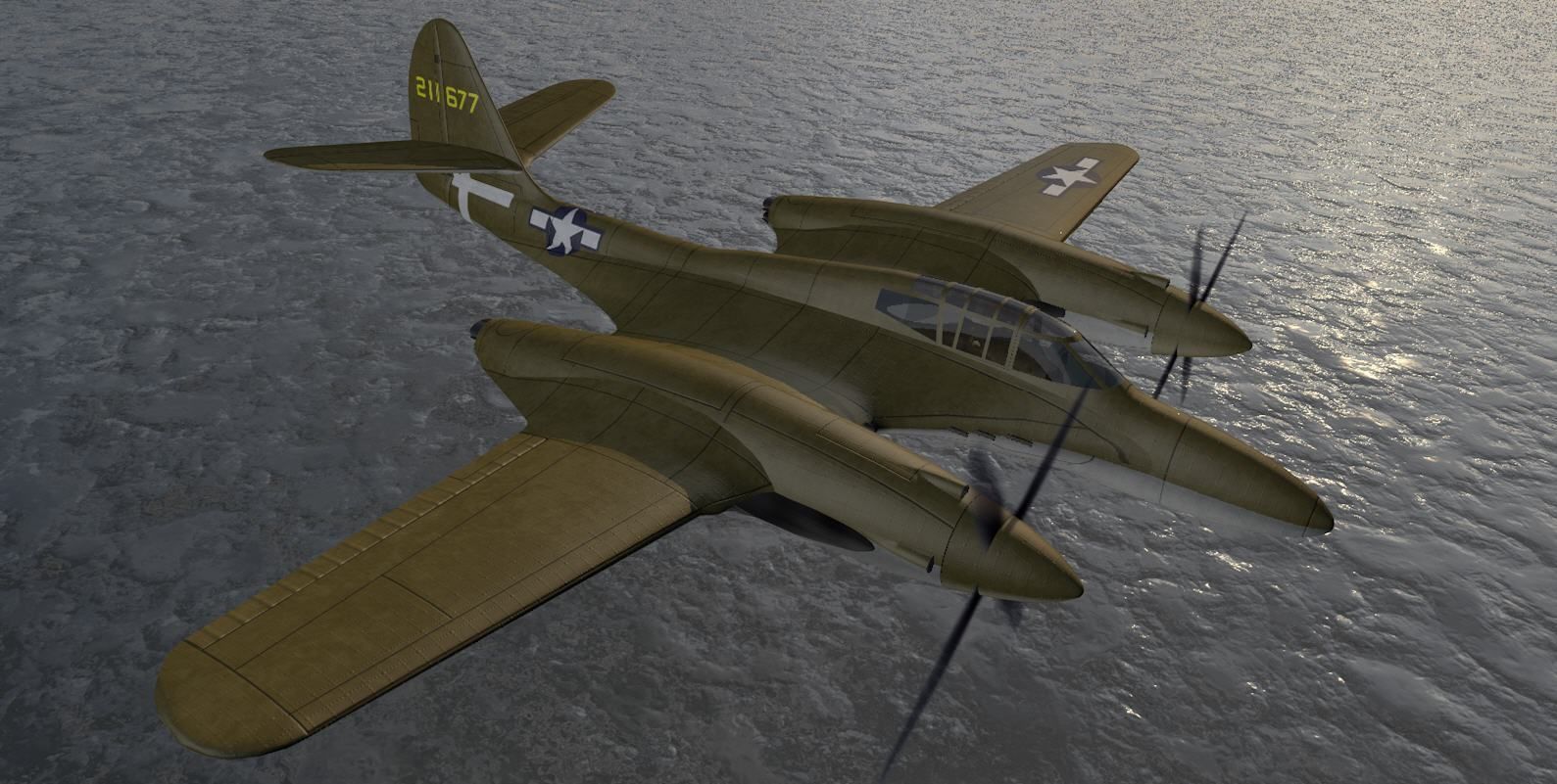 McDonnell XP-67 Moonbat 3D model | CGTrader