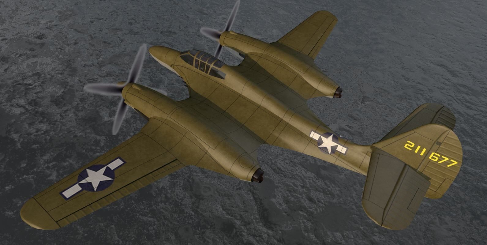McDonnell XP-67 Moonbat 3D model | CGTrader
