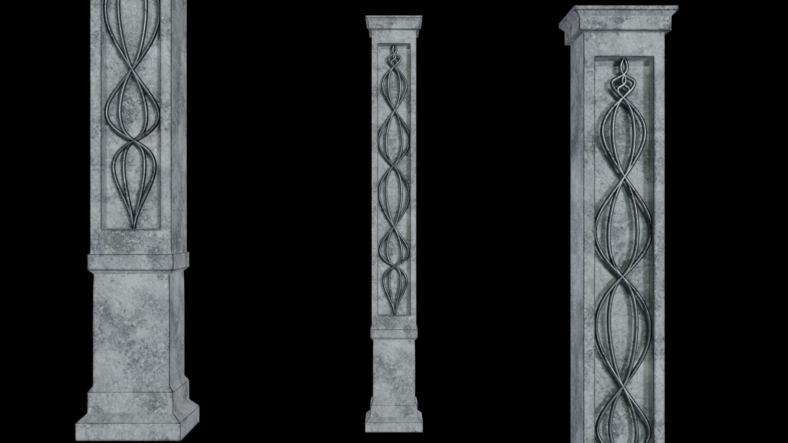 Dungeon Castle Assets Pack free VR / AR / low-poly 3D model | CGTrader