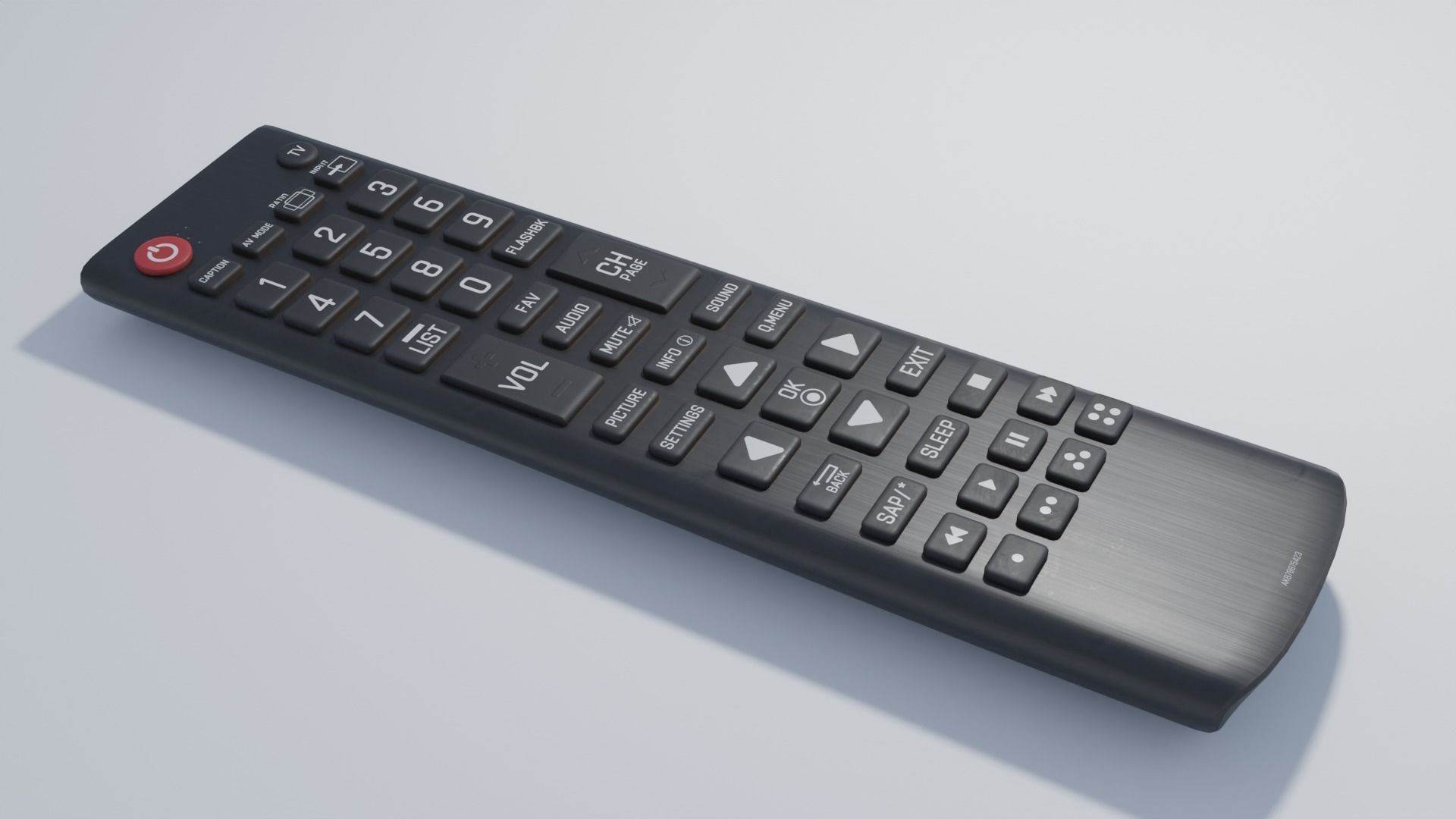 3D model TV Remote Clean and Distressed Versions 4K VR / AR / low-poly ...