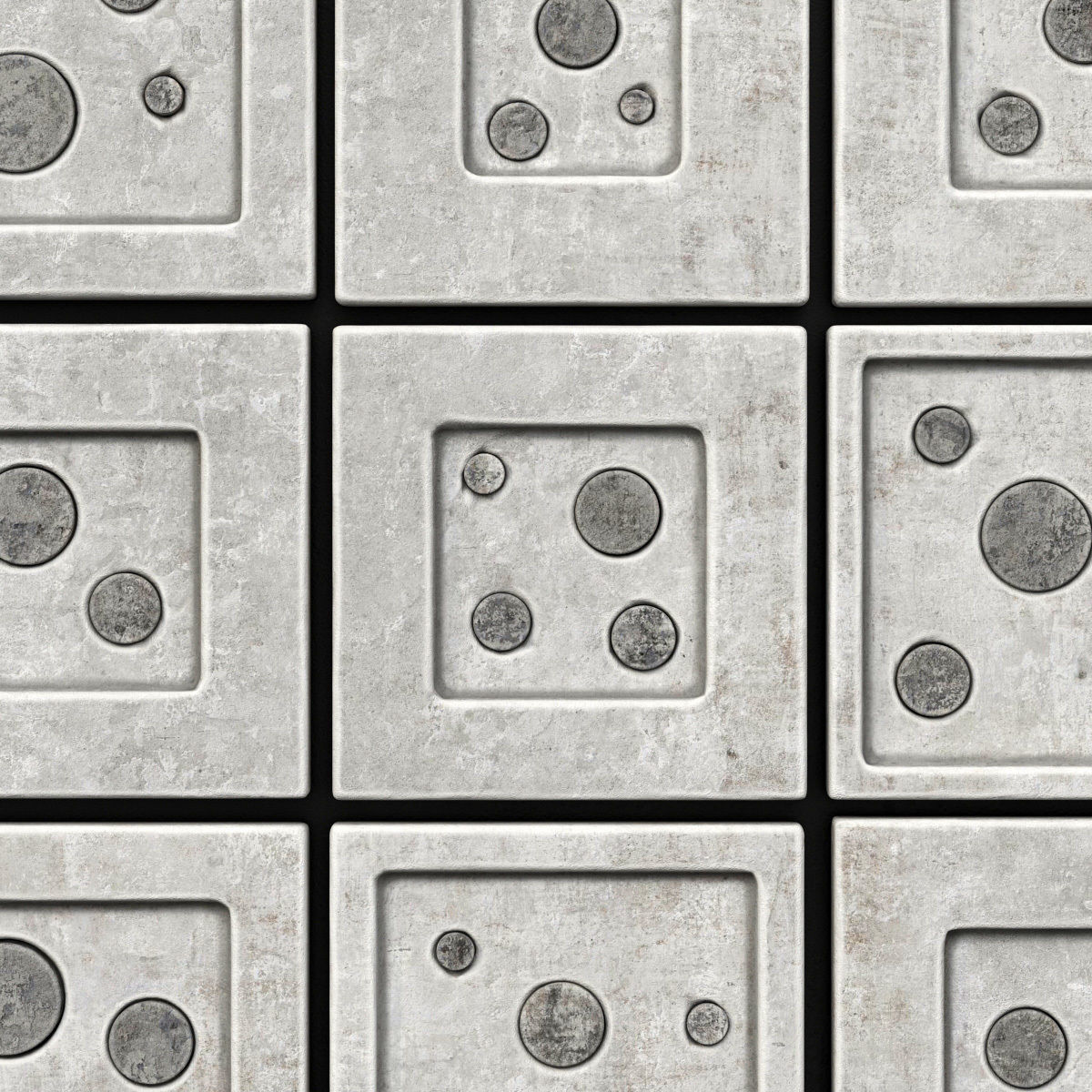 Stone hole panel n4 3D model | CGTrader