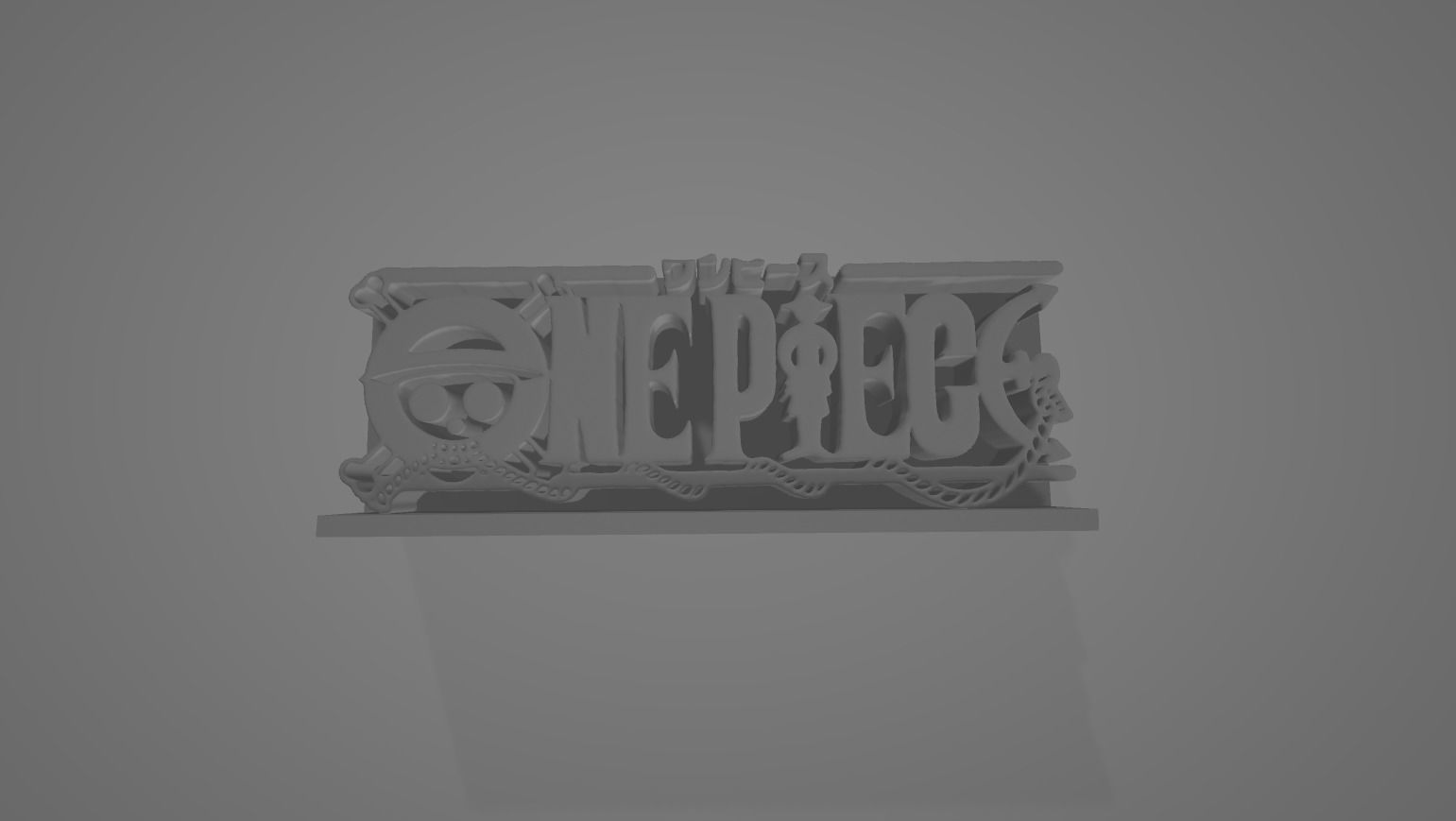 One Piece texture print model 3D model 3D printable | CGTrader