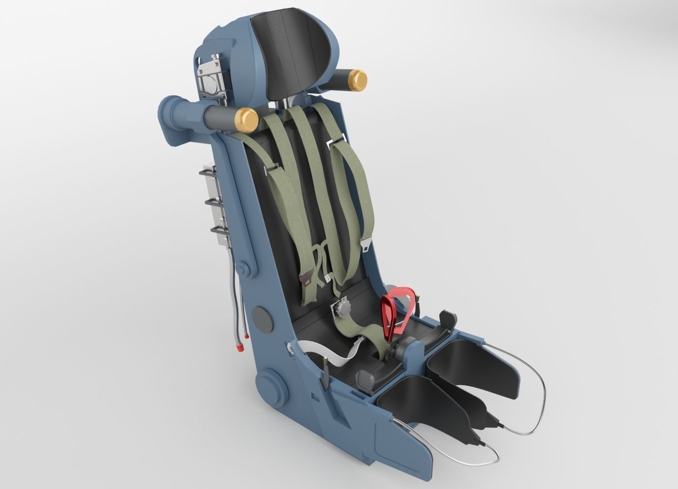 Ejection seat 3D model | CGTrader