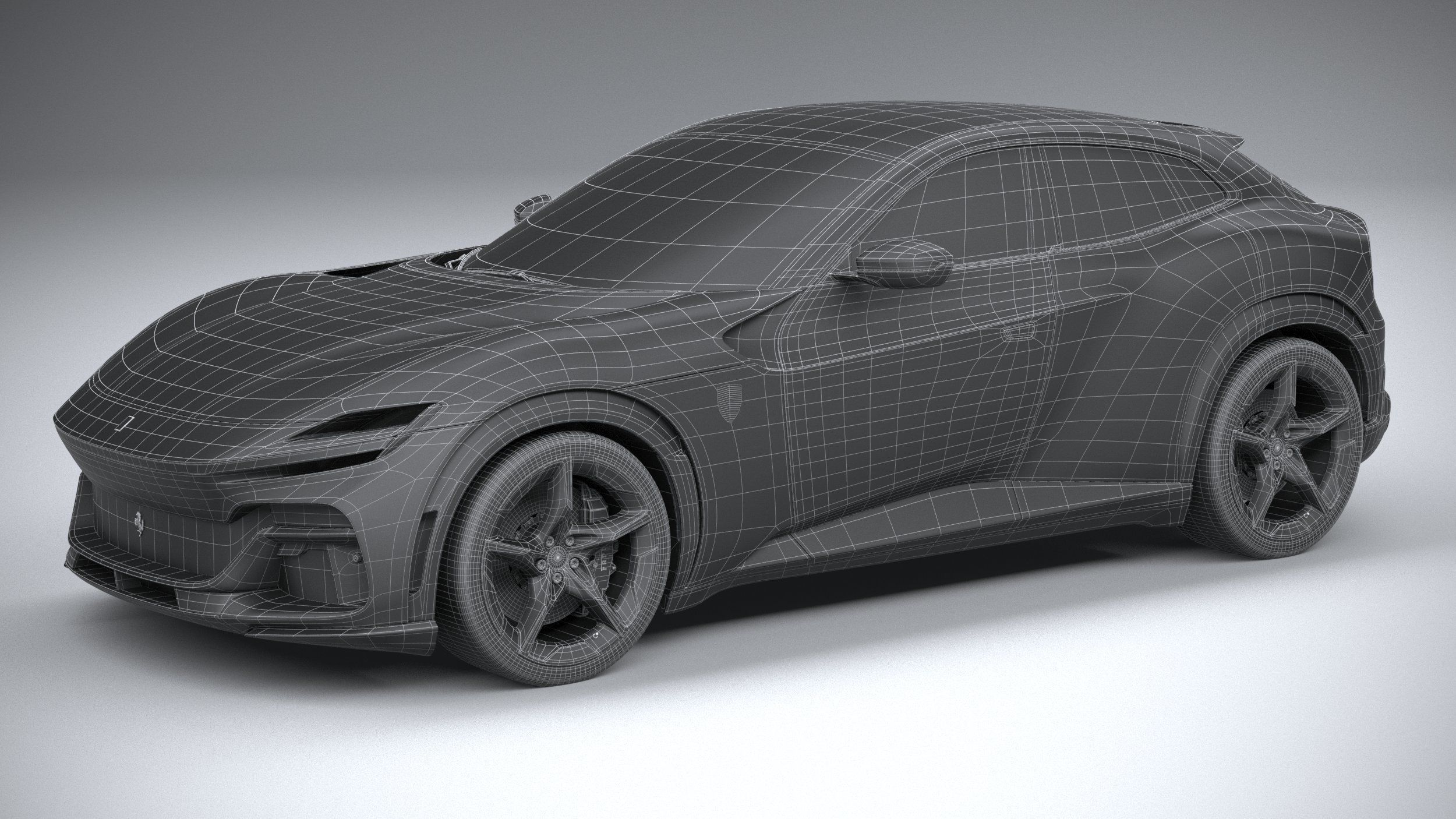 Ferrari Purosangue 2023 3D model | CGTrader