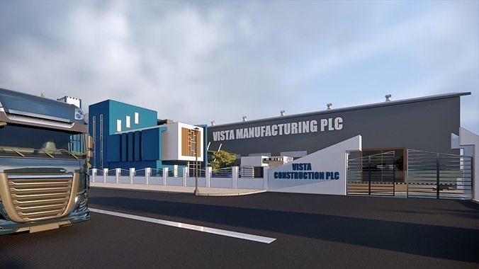 Factory Shade 3D model | CGTrader