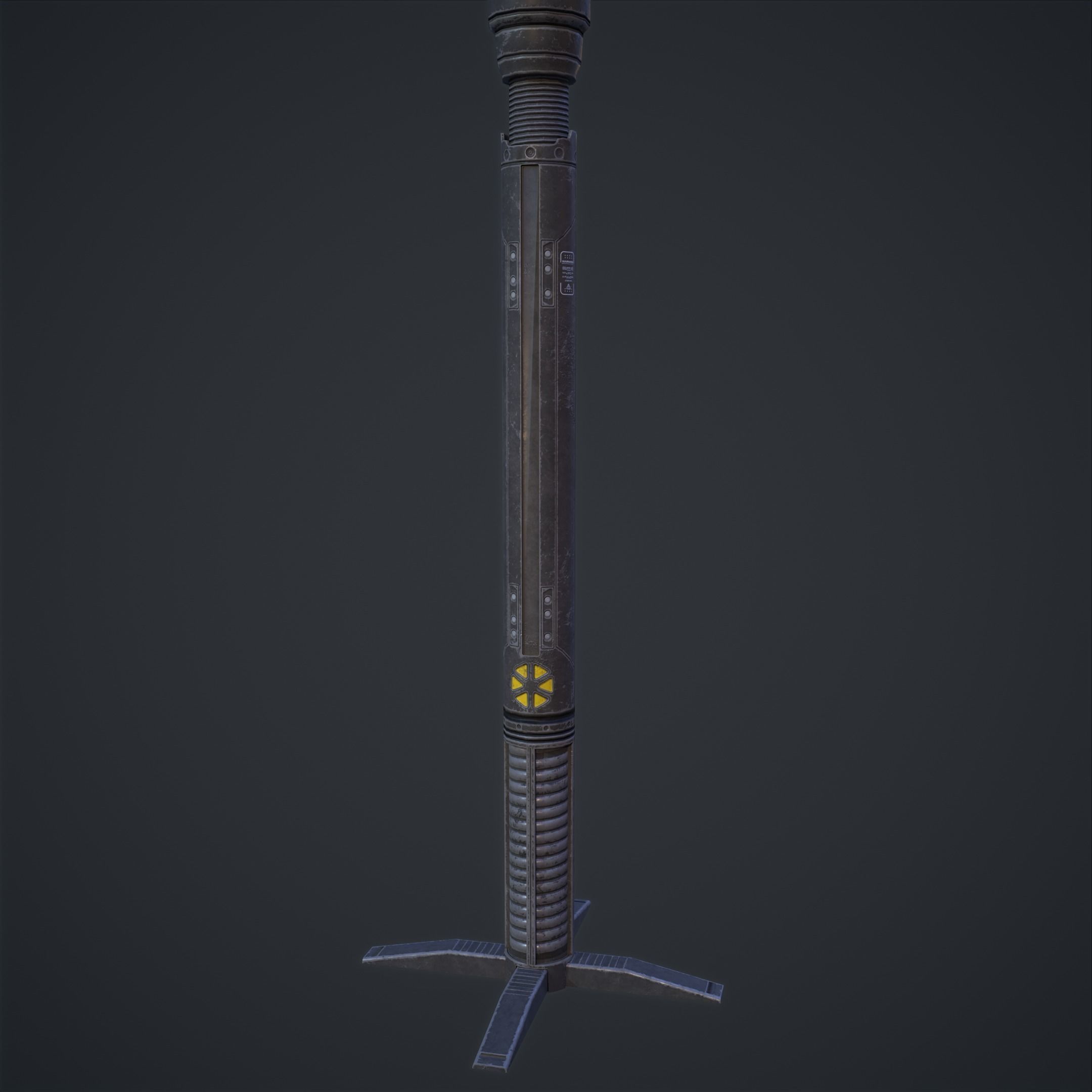 3D model Sci-Fi Lightning Pole Device VR / AR / low-poly | CGTrader
