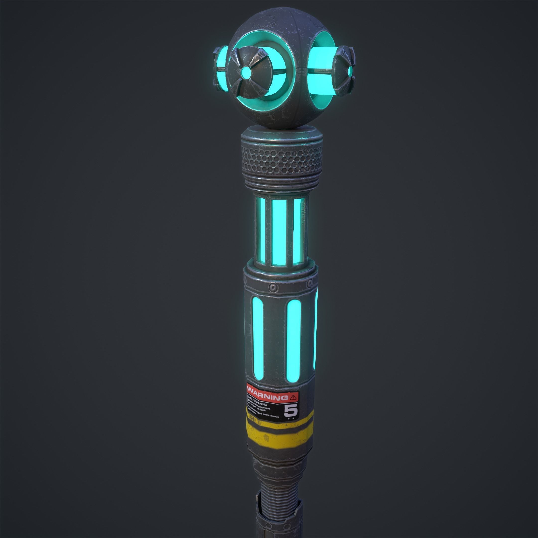 3D model Sci-Fi Lightning Pole Device VR / AR / low-poly | CGTrader