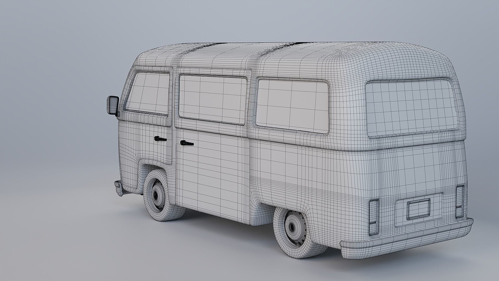 Stylized Camper Van 3D model | CGTrader