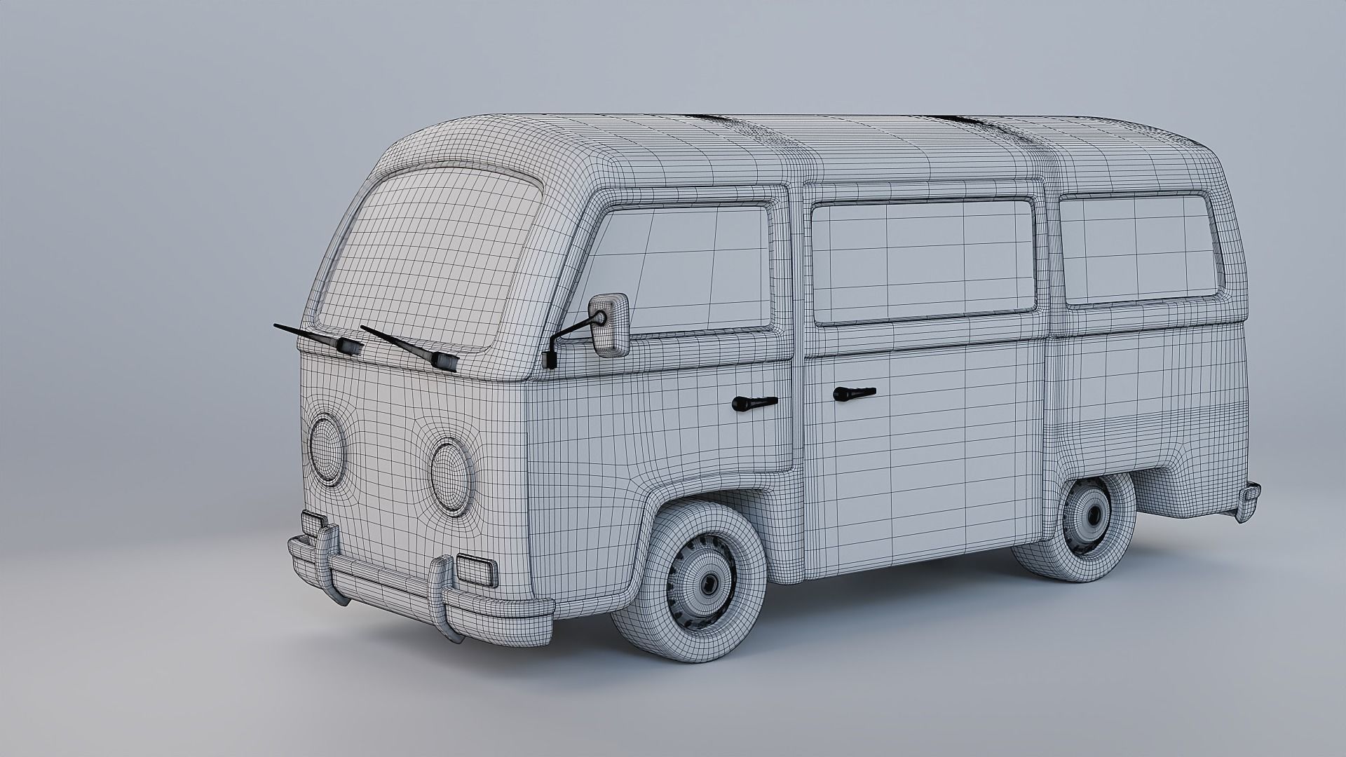Stylized Camper Van 3D model | CGTrader