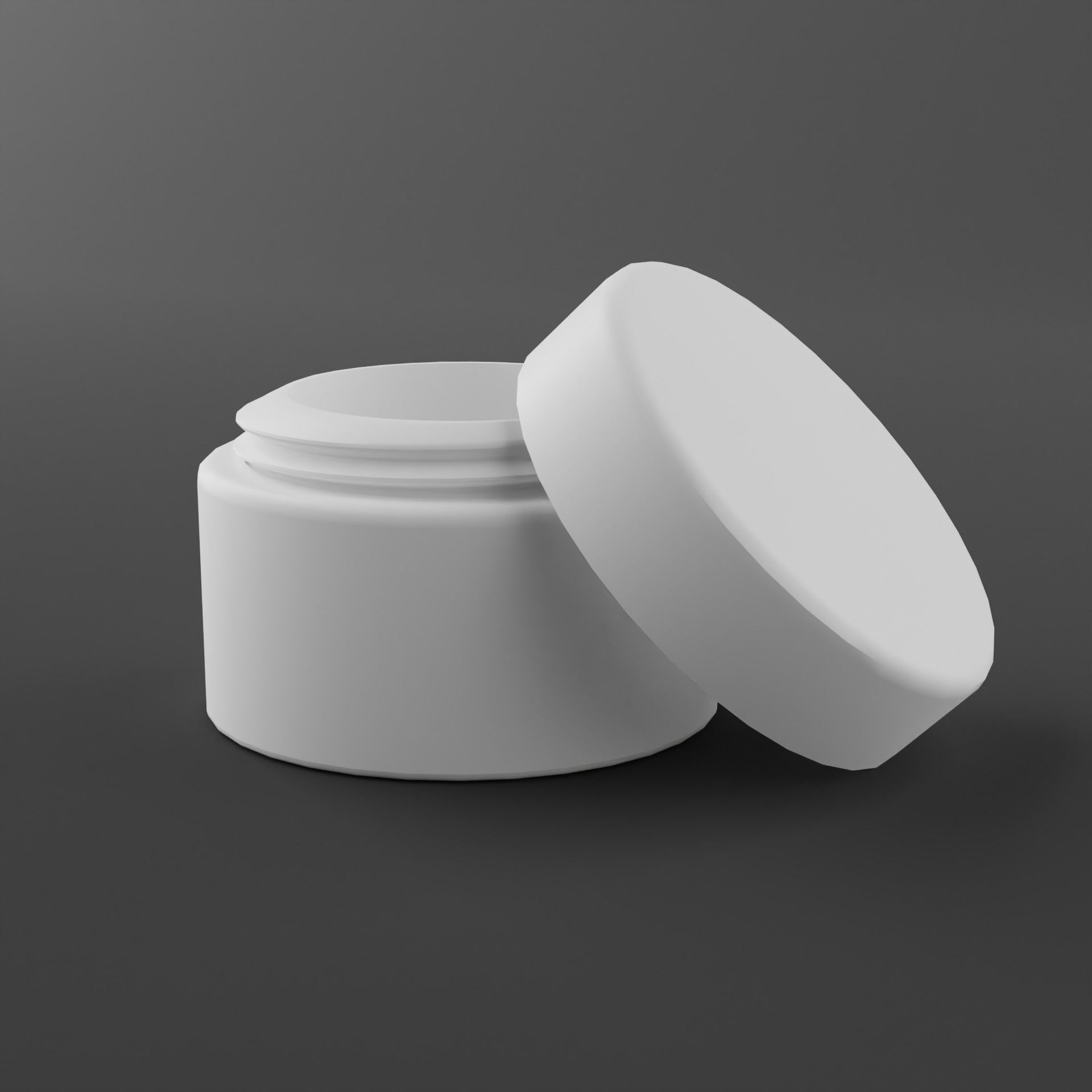 3D model Cosmetics Cream Pot VR / AR / low-poly | CGTrader