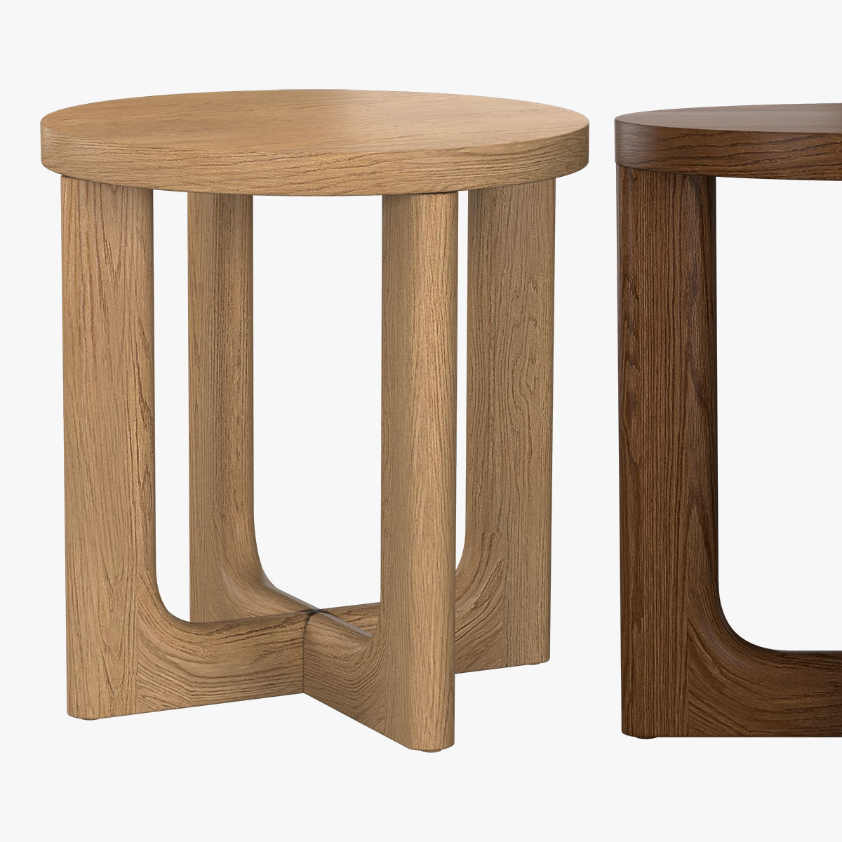 BRETON ROUND SIDE TABLE 3D model | CGTrader