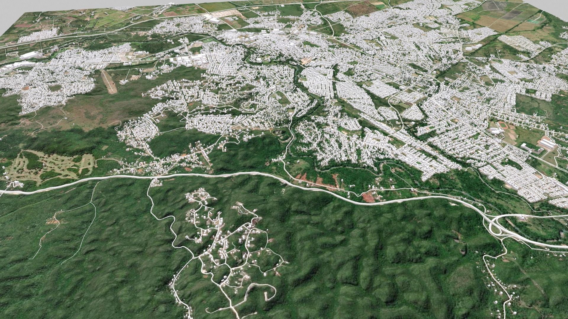 Cityscape Spanish Town Jamaica 3D model | CGTrader