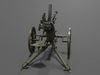 3D model Type 98 20 mm anti-aircraft machine cannon VR / AR / low-poly ...