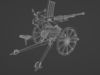3D model Type 98 20 mm anti-aircraft machine cannon VR / AR / low-poly ...