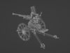 3D model Type 98 20 mm anti-aircraft machine cannon VR / AR / low-poly ...