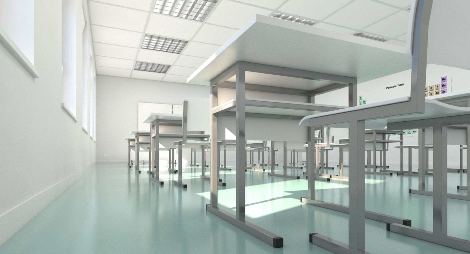 School Classroom Collection | CGTrader