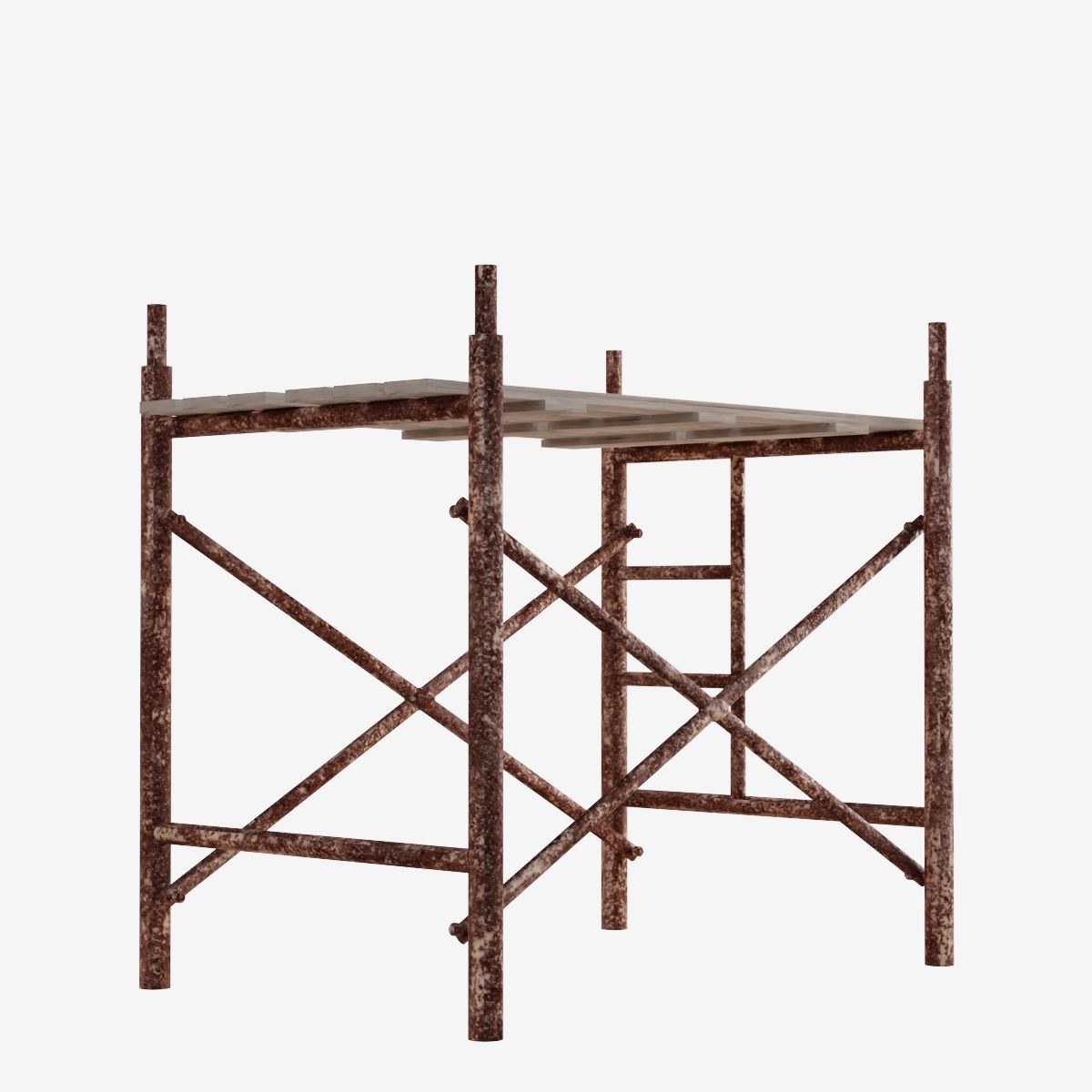 3D model Scaffolding Construction Rusted VR / AR / low-poly | CGTrader
