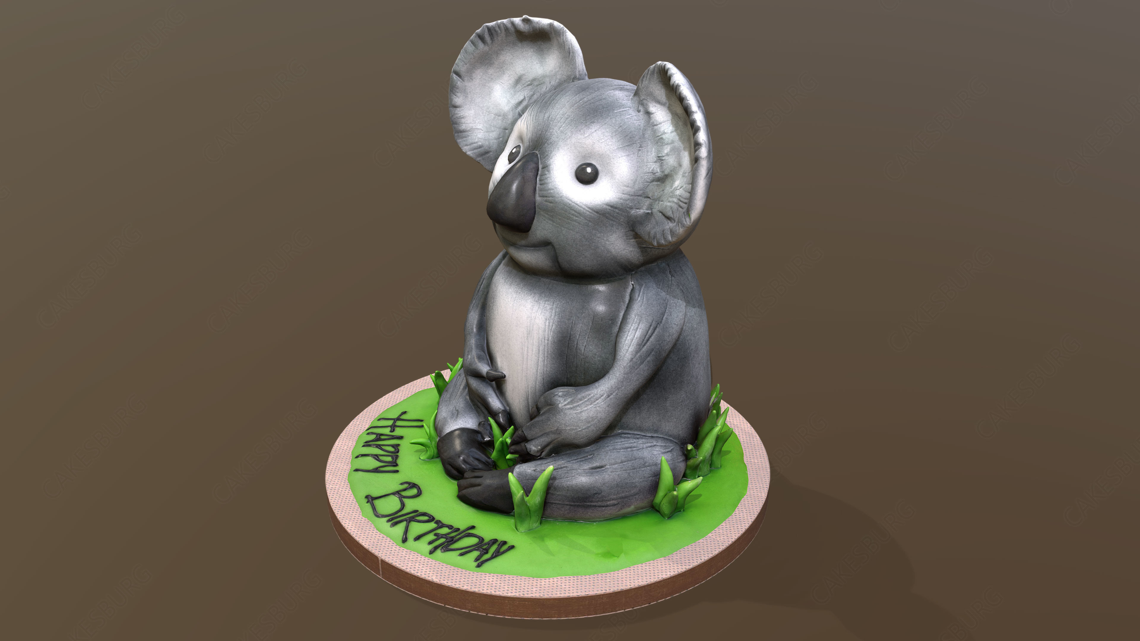 3D model Koala Cake VR / AR / low-poly | CGTrader