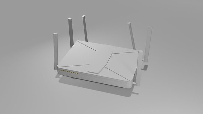 3D model Router wireless VR / AR / low-poly | CGTrader