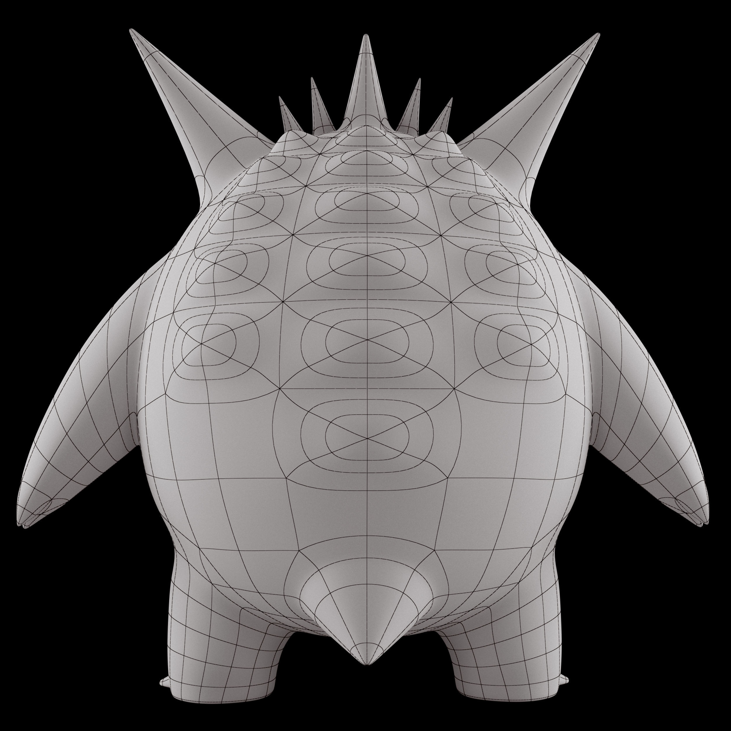 3D model Pokemon Gengar VR / AR / low-poly | CGTrader