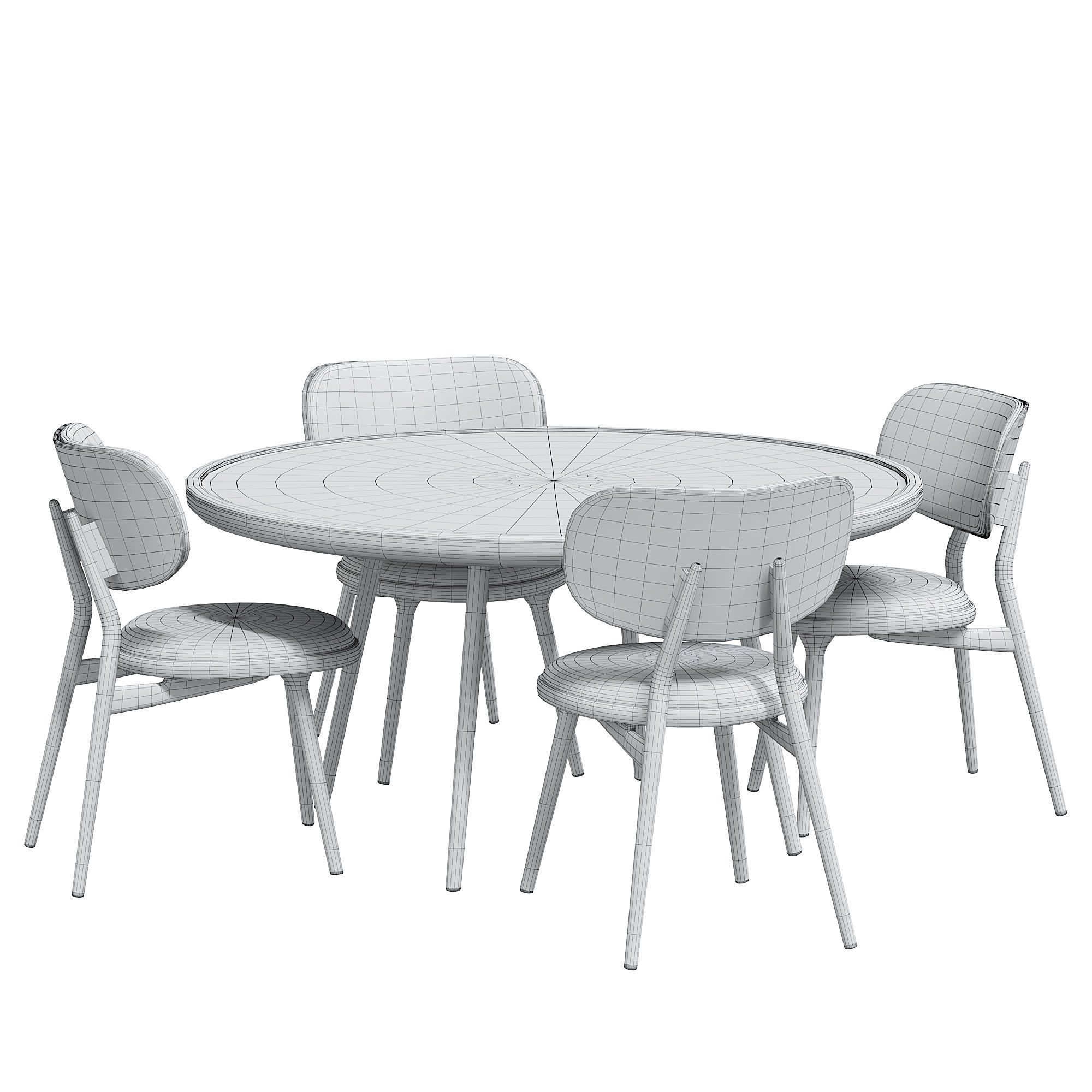 Mater DesignThe Dining Chair stoel 3D model | CGTrader