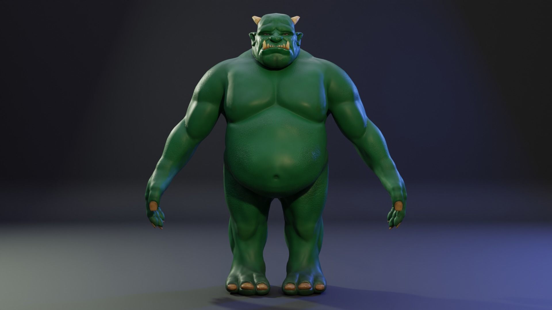 Ogre Character free VR / AR / low-poly 3D model rigged | CGTrader