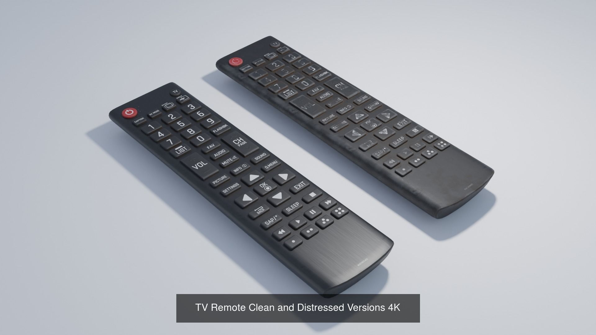 3D Model Collection Tv Remotes VR / AR / low-poly | CGTrader