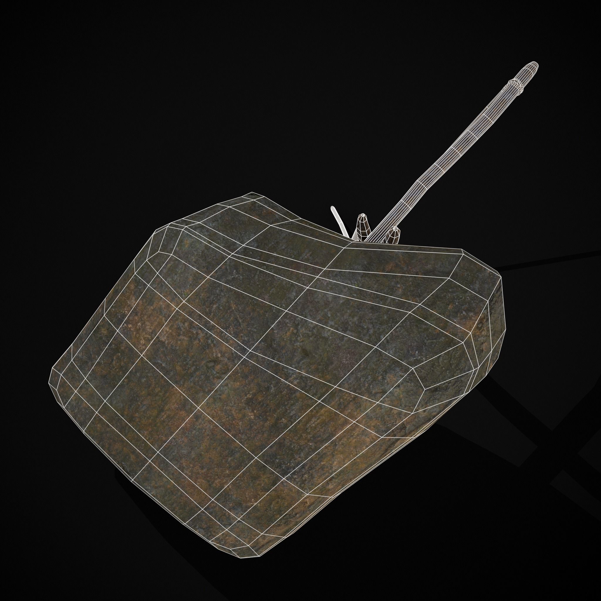 3D model Small Rock Trigger Dead Fall VR / AR / low-poly | CGTrader