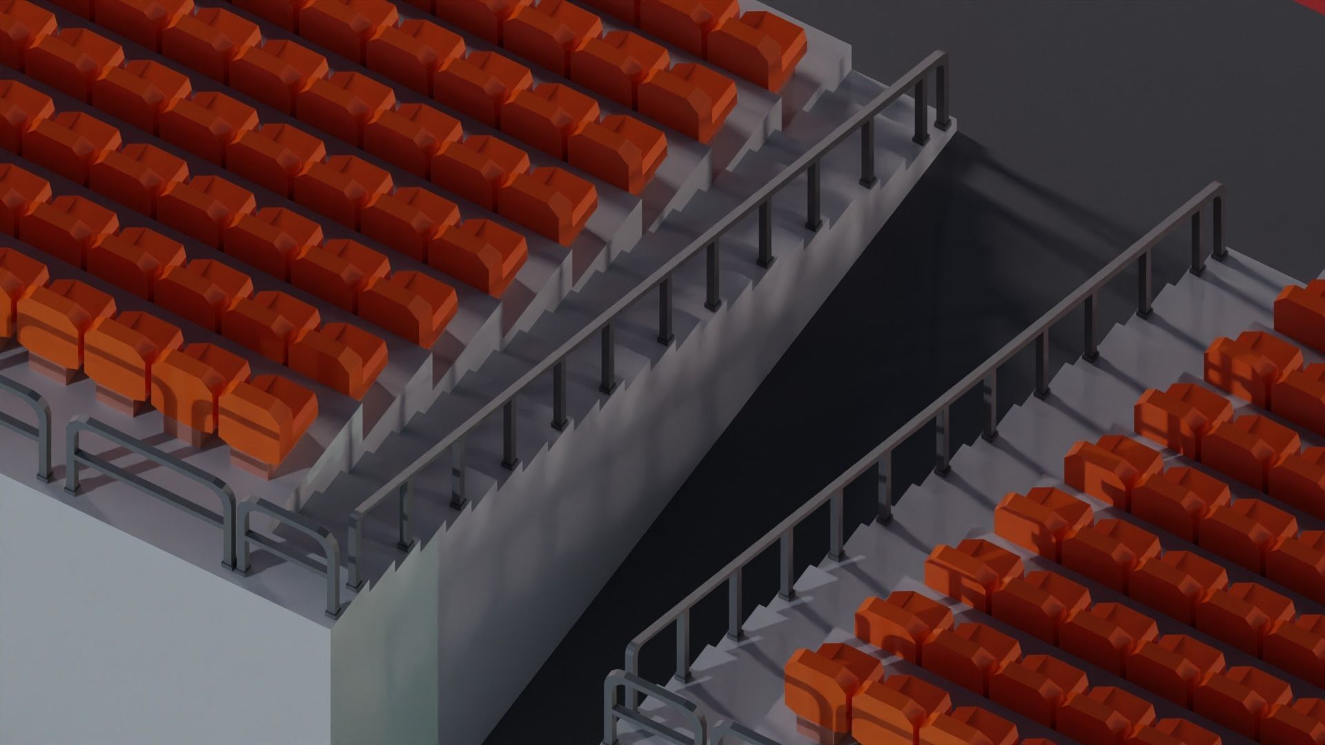 3D model Football soccer stadium seat VR / AR / low-poly | CGTrader